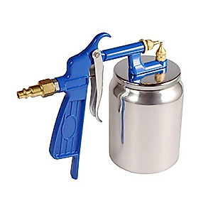 Dynastus Suction Feed Siphon Air Spray Gun for Spraying Oil-Based or Latex Paints, with Filtering and Cleaning Kits