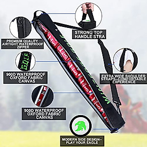 WINZEDGE Beer Sleeve for Golf Bag, Unique Golf Gifts for Men Dad Husband Him Father's Day, Fits 7 Cans, Fully Insulated Golf Cooler Bag to Keep Beers and Beverages Ice Cold,