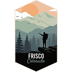 Frisco Colorado 2-Inch Vinyl Decal Sticker Outdoors Hike Design