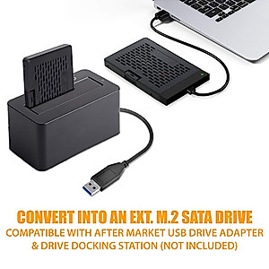 ICY DOCK M.2 SATA SSD to 2.5 inch SATA III SSD Enclosure Adapter Tool Free | EZConvert MB703M2P-B