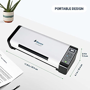 Raven Compact Document Scanner - Wireless Scanning to Mac or Windows PC, Fast Duplex Scan Speeds, Ideal for Home or Office, Includes Raven Desktop Software