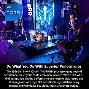 acer 2023 Newest Predator Helios Neo Gaming Laptop, 16" WQXGA 165Hz Display, Intel Core i7-13700HX, NVIDIA GeForce RTX 4060 Graphics, 64GB DDR5 RAM, 4TB SSD, Backlit Keyboard, Windows 11 Home