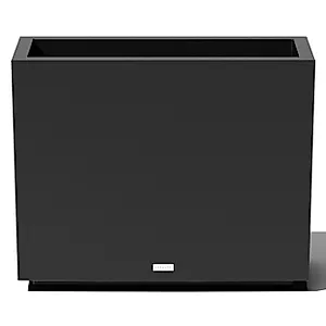 Veradek Block Series Span Plastic Planter - Tall Rectangular Planter for Indoor or Outdoor Patio/Porch | Durable All-Weather with Removable Insert Bucket | Modern Design for Plants, Flowers, Garden