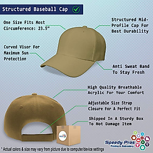 Custom Baseball Cap Handyman Mr. Fix It B Embroidery Acrylic Dad Hats for Men & Women Strap Closure Khaki Personalized Text Here