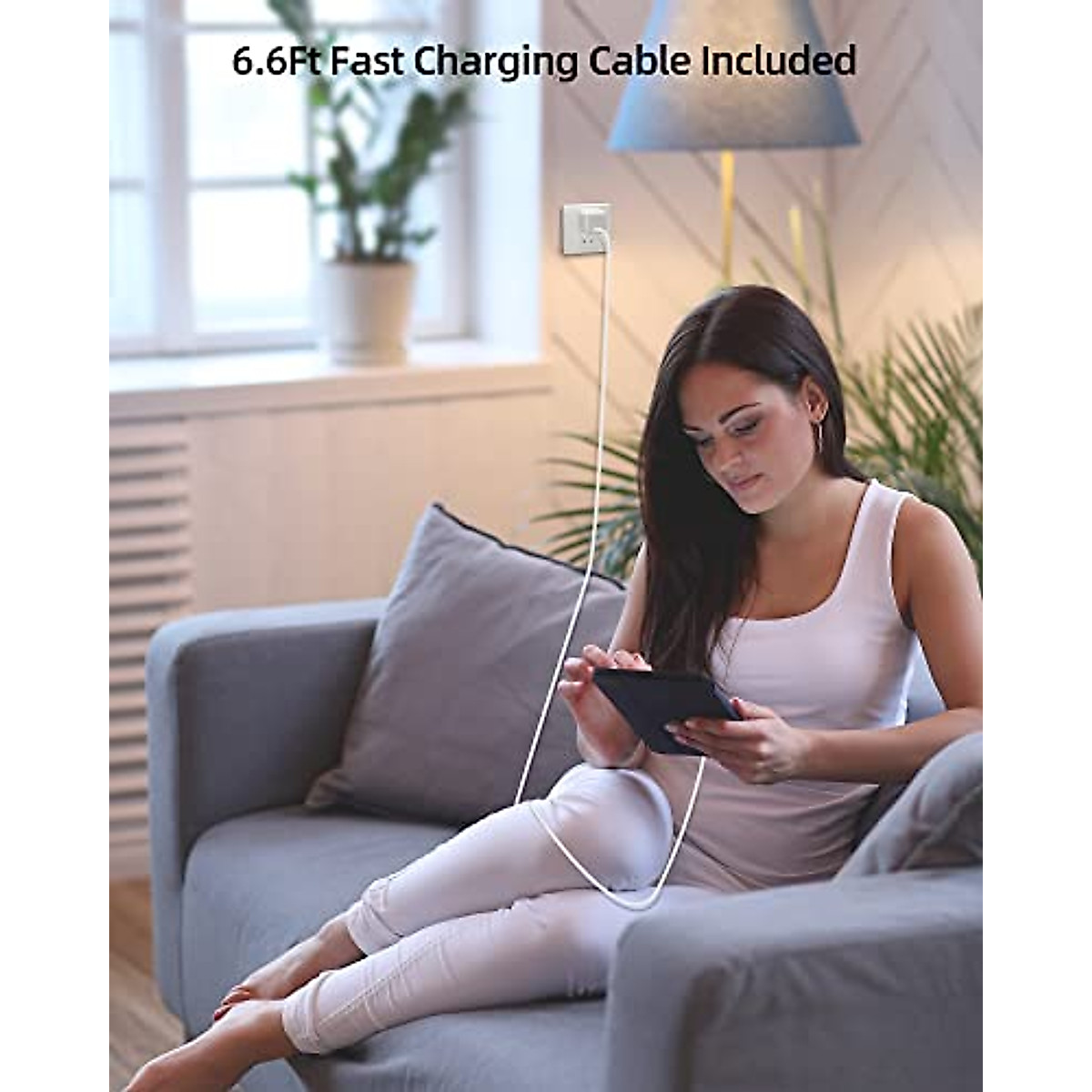 30W USB C Charger by imuto, 2 Pack USB C Super Fast Charging Pixel Phone Charger GaN PD PPS for iPad Pro, iPhone 14, 13 Pro Max, Pixel, Galaxy S22, MacBook Air & More