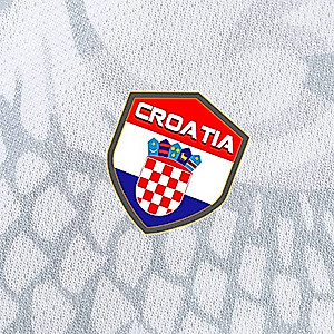 Casmyd #10 Mod’Ricc Croatia Soccer Jersey+Shorts Kids Football Team Shirts Kit Dragon Graphic Soccer Uniform for Boy/Girl Set