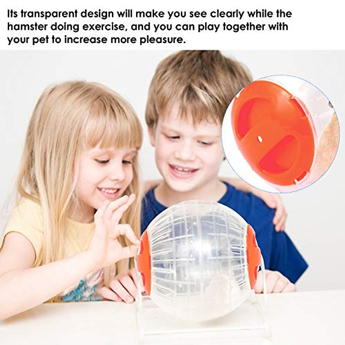 Felenny Hamster Exercise Ball Mini Fashion Plastic Running Toy Small Pet Jogging Training Activity Ball Toy for Hamster Gerbil