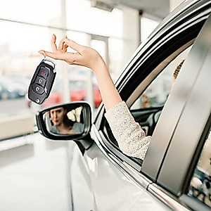 NPAUTO Key Fob Cover Replacement for Ford F-150 F-250 F-350 F-450 F-550 2015 2016 2017 2018 2019 2020 Explorer Ranger Ecosport Bronco Maverick Keyless Entry Remote Key Shell Case Pad Cover N5F-A08TAA