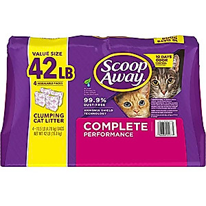 Scoop Away Complete Performance Fresh Scented Clumping Clay Cat Litter,42 lb