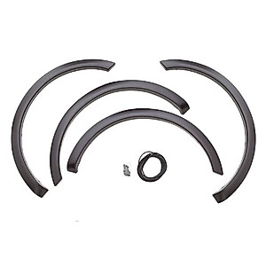 Lund SX312T Elite Series Black Sport Style Textured Front and Rear Fender Flare - 4 Piece