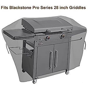 Blackhoso Grill Cover for Blackstone 28" Griddle 5483 600D Heavy-Duty Weather Resistant Grill Cover Blackstone with Hood