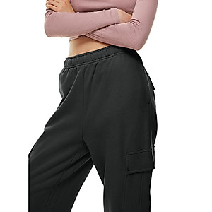 My Orders, Sweatpants for Women Lounge Pants 2023 Warm Solid Color with Pockets Pants Running High Waisted Aesthetic Pant Work Out Exercise Ladies Fall Outfits Black XXL