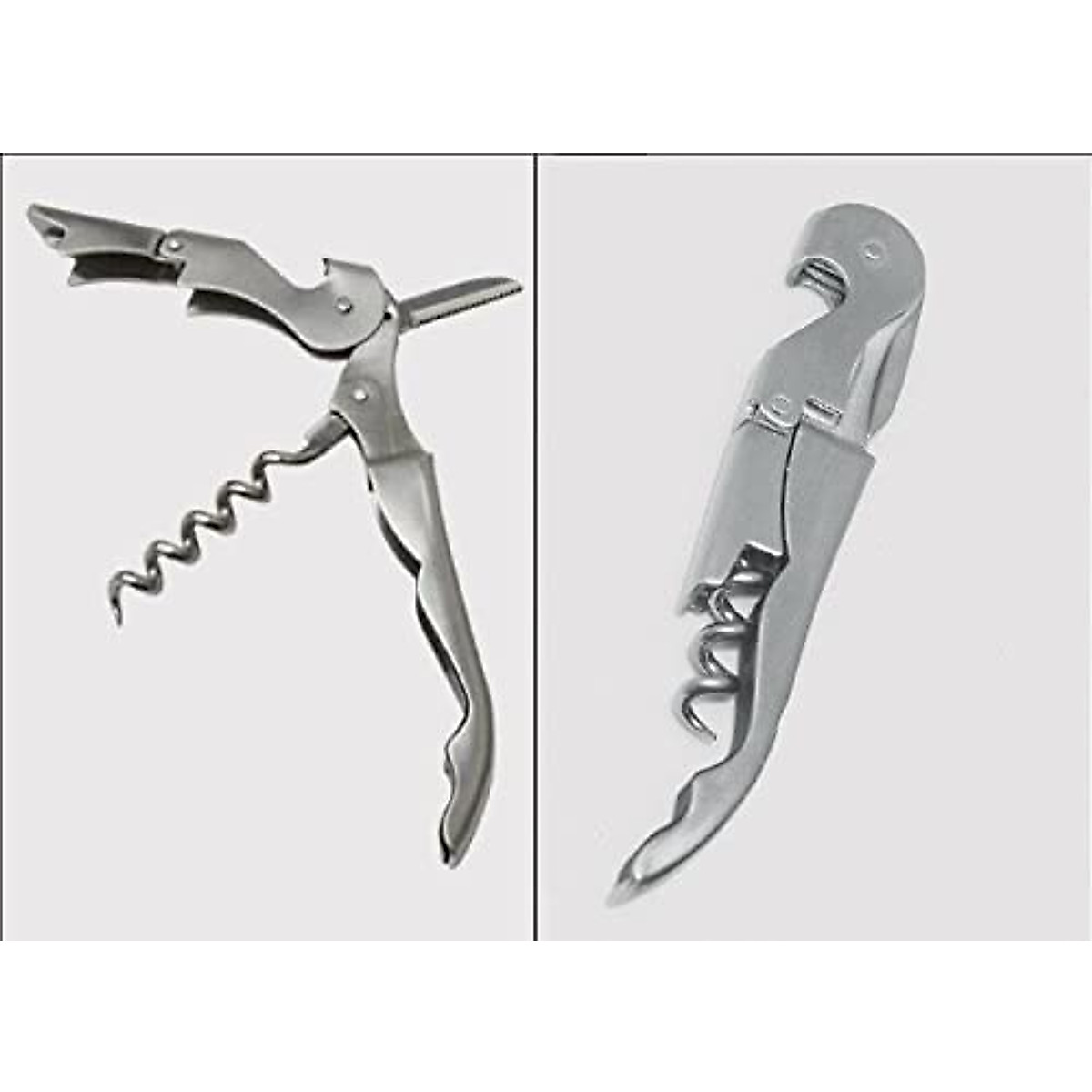 LokoshinA 12x PROFESSIONAL WAITERS WINE KEY CORKSCREW-OPENER DOUBLE HINGED STAINLESS STEEL Generic bottle opener Wine openers Wine bottle opener Wine accessories Wine bar Corkscrews for wine bottles