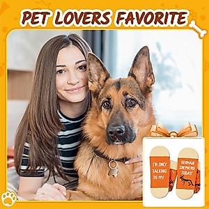 Zmart Novelty Unisex German Shepherd Socks for Women Men, Crazy German Shepherd Gifts Silly Fun Funny Socks