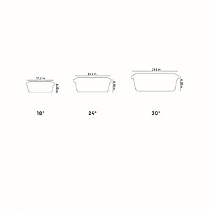 The HC Companies 18 Inch Venetian Rectangular Window Planter Box - Lightweight Plastic Indoor Outdoor Plant Pot with Drainage for Windowsill, Herbs, Flowers, Black