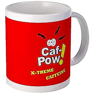 Caf-Pow Mug Mug - Ceramic 11oz Coffee/Tea Cup Gift Stocking Stuffer