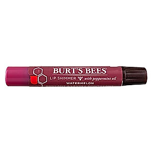Burt's Bees Lip Shimmer, Watermelon 0.09 oz (Pack of 5)