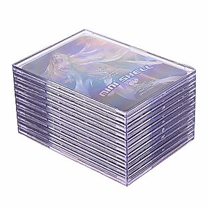 DITMOGF 20 Pcs Card Brick Hard Card Sleeves Trading Cards Sleeves Kit Hard Transparent 3.7x2.6x0.19 ZJ-ZHIJIA-020 card sleeve