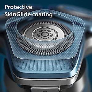 Philips Series 7000 Shaver — Wet and Dry Electric Shaver, Beard, Stubble and Moustache Trimmer with SkinIQ Technology, Black