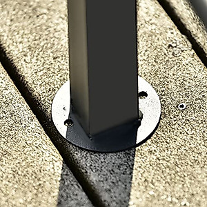 DHPM Iron Double Tiered Backyard Patio BBQ Grill Gazebo with Bar Counters&Extendable Shades for Your Yard, Patio, Garden, Outdoor or Party