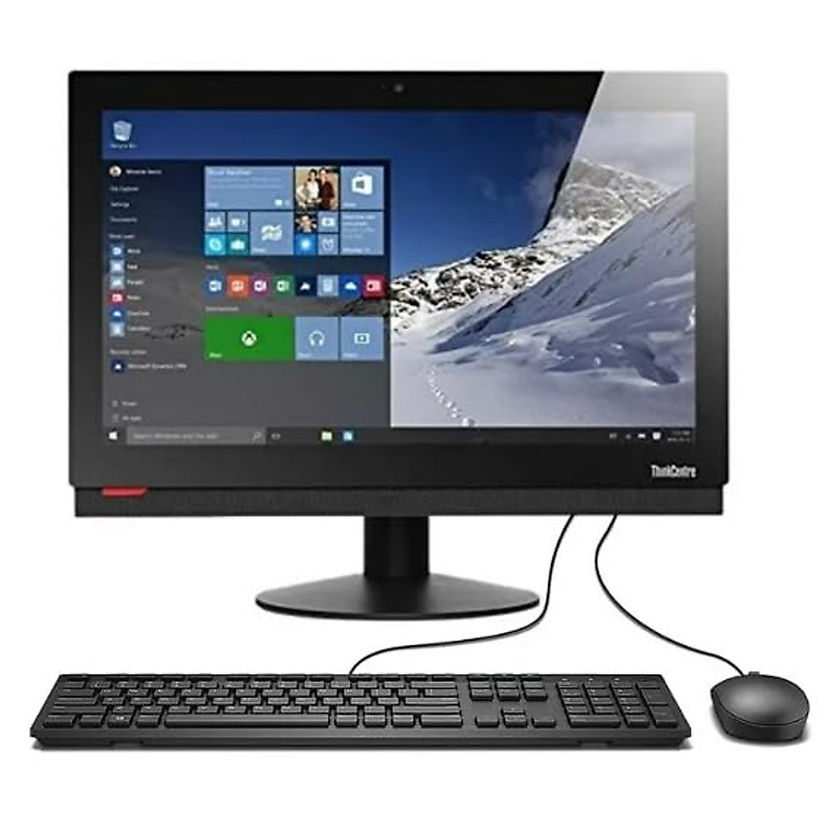 Lenovo ThinkCentre M810z All in One Desktop Computer PC, Intel Core i5-7400 3.00 GHz Processor, 8GB Ram, 256GB SSD, Webcam, WiFi & Bluetooth, Keyboard Mouse, Win 10 Professional (Renewed)