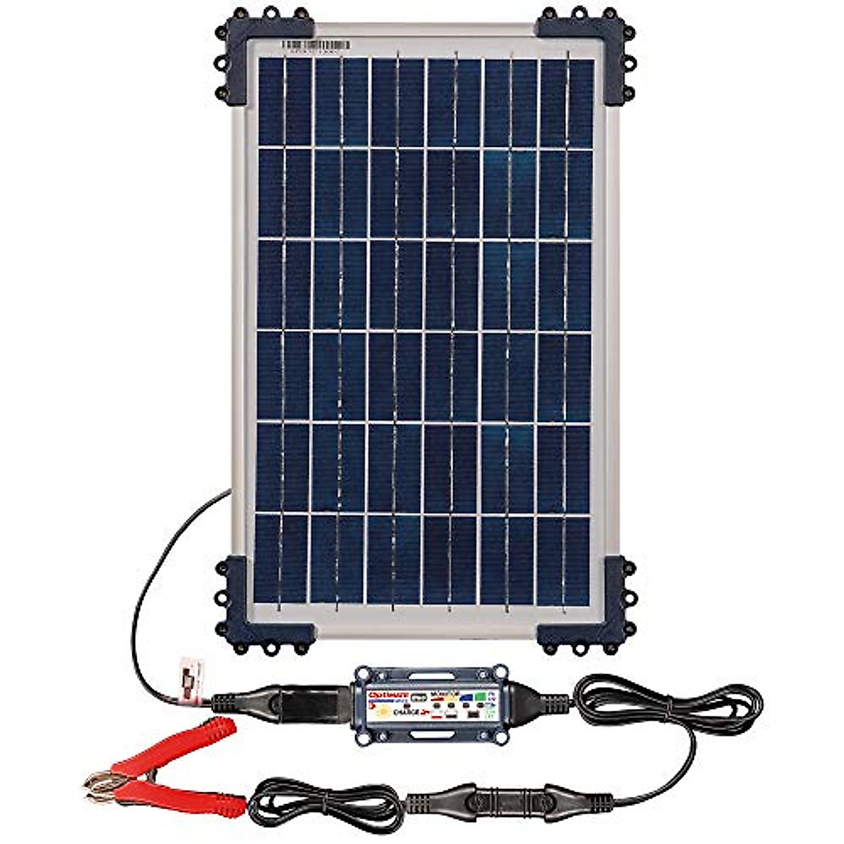 Optimate Solar Duo 10W, TM522-D1, 6-Step 12V / 12.8V 0.83A Weatherproof Solar Battery Saving Charger & maintainer