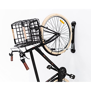 Steadyrack Bike Rack - Easy Lift Swivel Bike Wall Mount, Vertical Storage Solution for Bicycles with Fenders or Mudguards, Garage Bicycle Rack Wall Mount for Home - 2 Pack