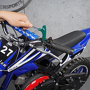 RUTU 7/8" Aluminum Left Brake Lever - 22mm Universal Motorcycle Brake Lever - Compatible with CRF XR 80 100 CRF80 XR200 SSR 125cc Roketa Baja Moped Pit Dirt Motor Bike Motocross