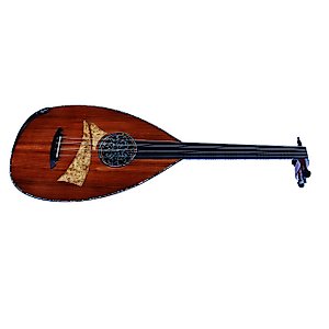 Special Turkish Louta Lute Lavta String Musical Instrument MUL-6 By Miras Lute