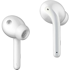 Xiaomi Buds 3, Up to 40dB ANC, 3 ANC Modes, Dual Transparency Modes, Dual-Magnetic Dynamic Driver, Hi-Fi Sound Quality, 32 Hours Battery Life, IP55 Dust and Water Resistance, Wireless Charging, White