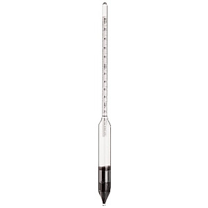Thomas Durac Specific Gravity Plain Form Hydrometer, Heavier Than Water, 1.200 to 1.420 Range, 300mm Length