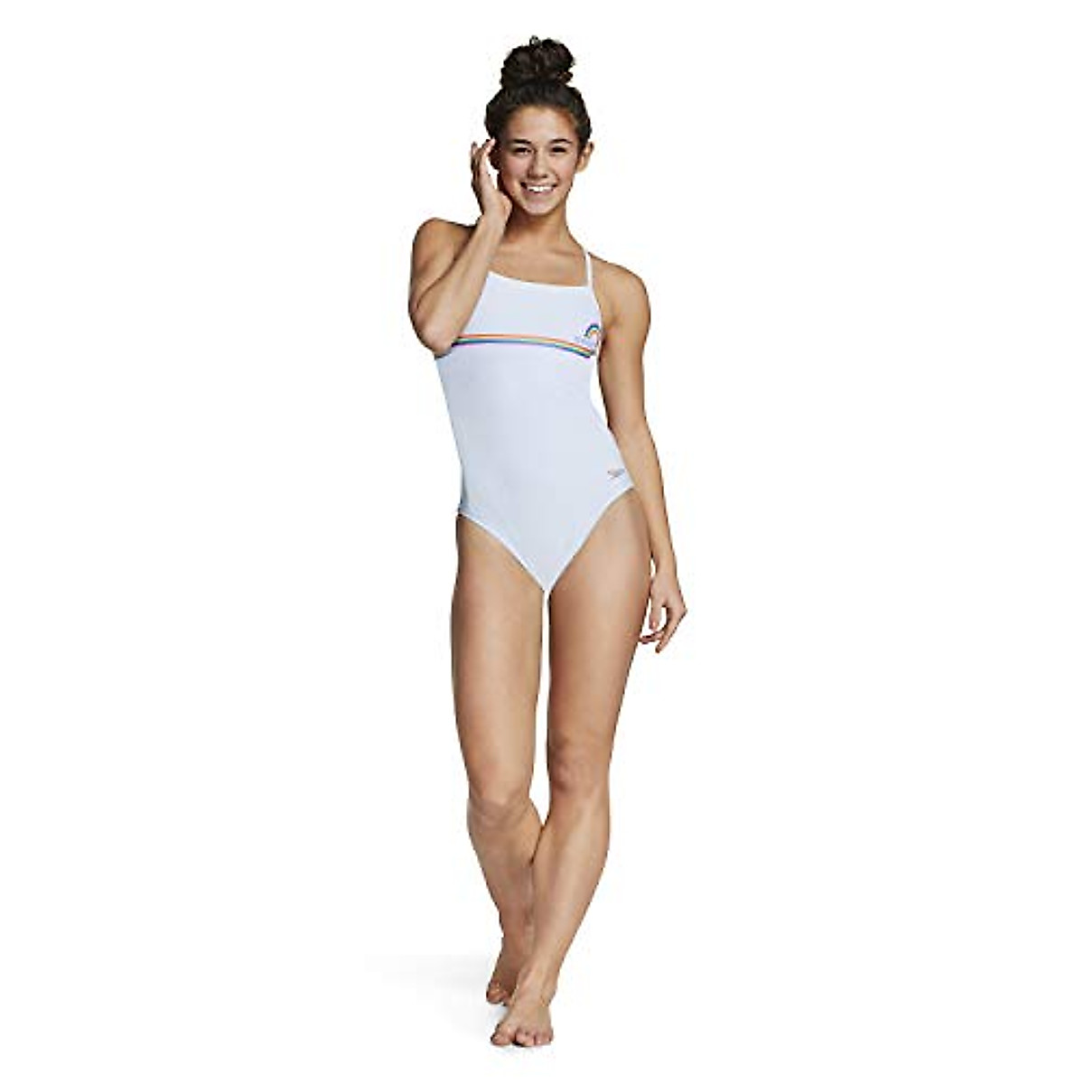 Speedo WoMen’s Swimsuit One Piece Endurance The One Printed Team Colors