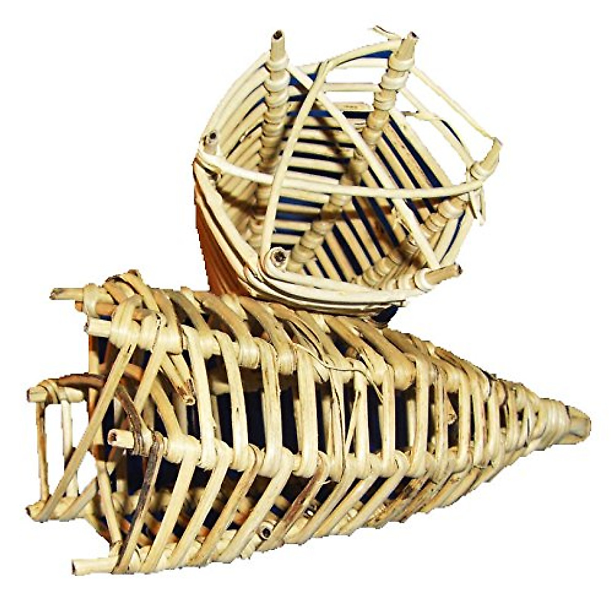 Bonka Bird Toys 6 Vine Cones Bird Parrot Toy Part Craft Parrot cage Toys Cages Natural Chewy