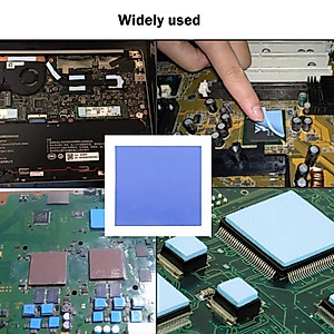 Create idea 18Pcs Thermal Pad Set, Assorted 3-Sized 0.5 1 1.5mm in Thickness for Motherboard Module Chipset Conductive Cooling