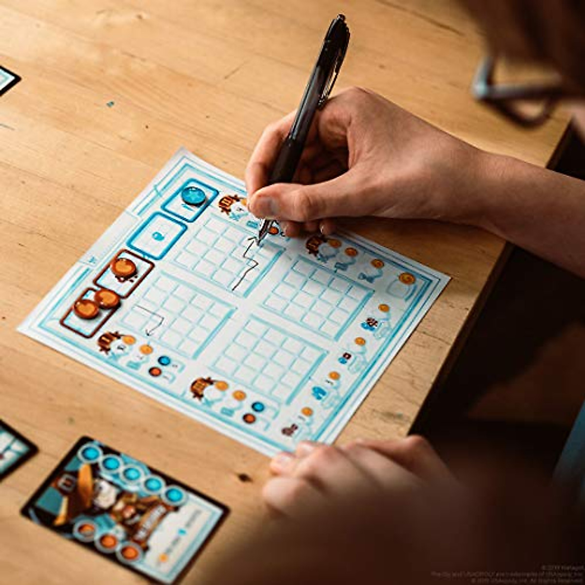 Dungeon Academy | Roll & Write Maze Board Game | Each Roll Creates Unique Dungeon Mazes | Collect Life Points & Mana, Fight Monsters, and Earn Treasure to Master The Academy | Family Board Game
