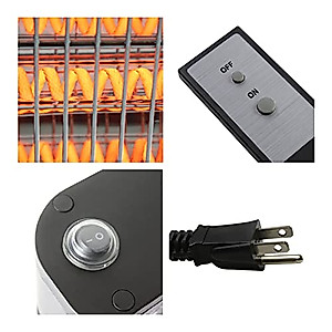 Maxx Air HeTR Outdoor Rated Ceiling or Wall Mount Infrared Heater with Remote, 1500 Watts