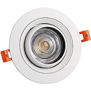 UANGLI Sturdy 12W/20W/30W COB Ultra Bright Recessed Ceiling Spotlights Modern Round Anti-Glare Embedded Downlights Aisle (Size : 20w)