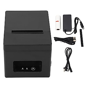 High Speed Printing, ESC POS Compatibility, User Friendly Design, Wall Mountable POS Receipt Printer with USB, Wide Application for Restaurant Retail Store, XP