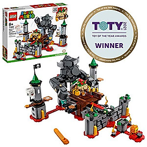 LEGO Super Mario Bowser's Castle Boss Battle Expansion Set 71369 Building Kit; Collectible Toy for Kids to Customize Their Super Mario Starter Course (71360) Playset (1,010 Pieces)