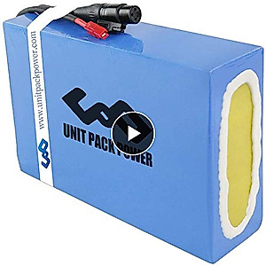 UNIT PACK POWER UPP Ebike Battery 48V - Electric Bike Battery for 1000W/750W/500W Bicycle DIY - Lithium ion Battery for Bafang Motor Go Kart E Scooter (48V 20Ah)