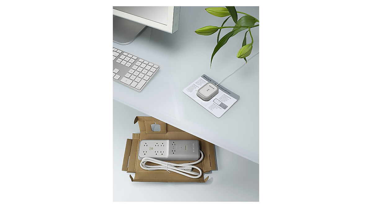 Belkin 6-Outlet Conserve Surge Protector with Timer - Save Energy & Costs