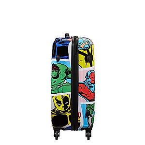 AMERICAN TOURISTER Unisex Adults’ Luggage Suitcase, Multicolored (Marvel Pop Art), M (65 cm-62.5 L)