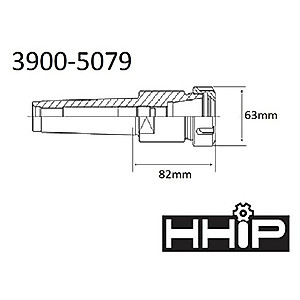 HHIP 3900-5079 MT4 ER-40 Collet Chuck-Drawbar End