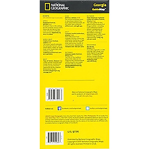 Georgia Map (National Geographic Guide Map)