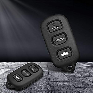 KRSCT Fit for 3-Buttons Keyless Car Entry Smart Replacement Key Fob Toyota Avalon 1998-2004/ Toyota Solara 1998-2004 Key2 (FCC ID: HYQ12BBX)