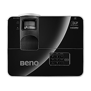 BenQ 9H.JE177.13A MX631ST Projector,Black/silver