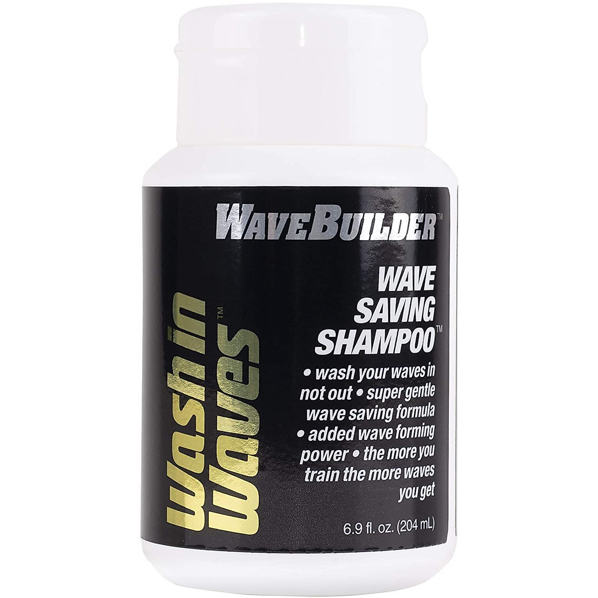 WAVEBUILDER Ultimate Bundle for 360 Waves | Cocoa & Shea Wave Butter, Pomade, Wash in Waves Wave Safe Shampoo, Brush in Waves and a Silky Durag Design: WB 360 White