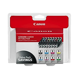 Canon CLI-8 8 Color Multi Pack Compatible to Pro9000, Pro9000 Mark II
