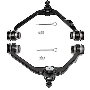 AMFULL New 16-PC 2WD Front Lower Upper Control Arm w/Ball Joints Idler Arm Pitman Arm Tie Rod Ends Sway Bar Links Fit 1997-2003 For Ford For F-150 For F-250 Expedition For Lincoln Navigator Blackwood