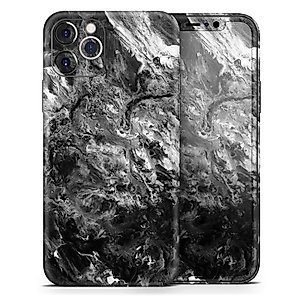 Design Skinz Liquid Abstract Paint V52 - DesignSkinz Protective Vinyl Decal Wrap Skin Cover Compatible with The Apple iPhone 11 Pro (Full-Body, Screen Trim & Back Glass Skin)